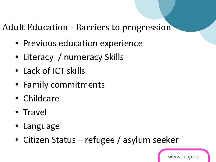 Adult Educational Guidance Counselling Ireland an Overview Jennifer