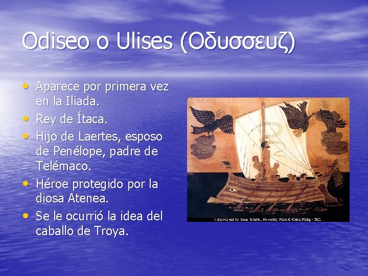 La Odisea Cuenta Musa la historia del hroe