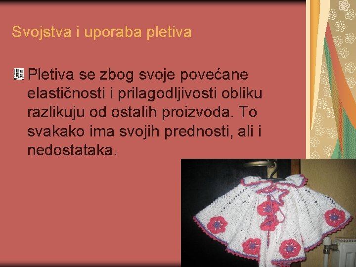 Vrste pletene robe s obzirom na nain dobivanja