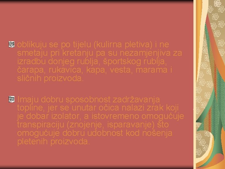 Vrste pletene robe s obzirom na nain dobivanja