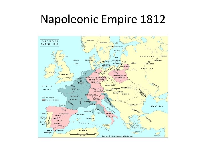 19 th century Nationalism Imperialism Napoleonic Empire 1812