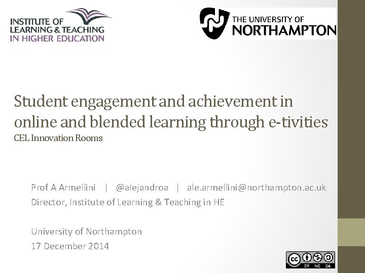 Student engagement and achievement in online and blended
