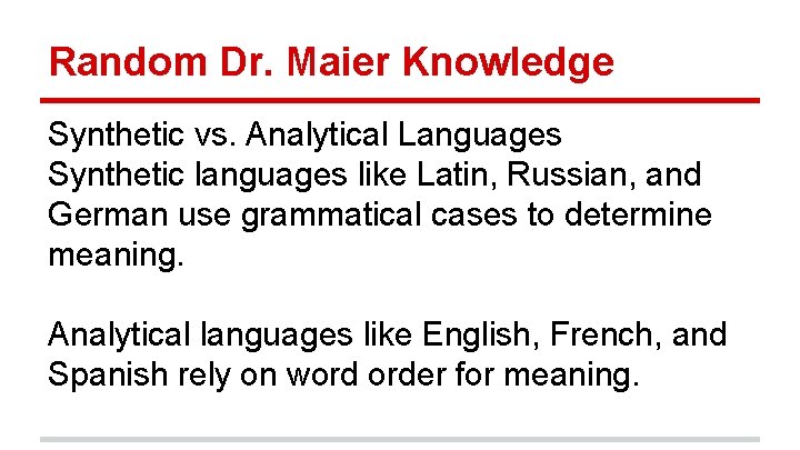 Elements of Language Ch 13 Parts of a