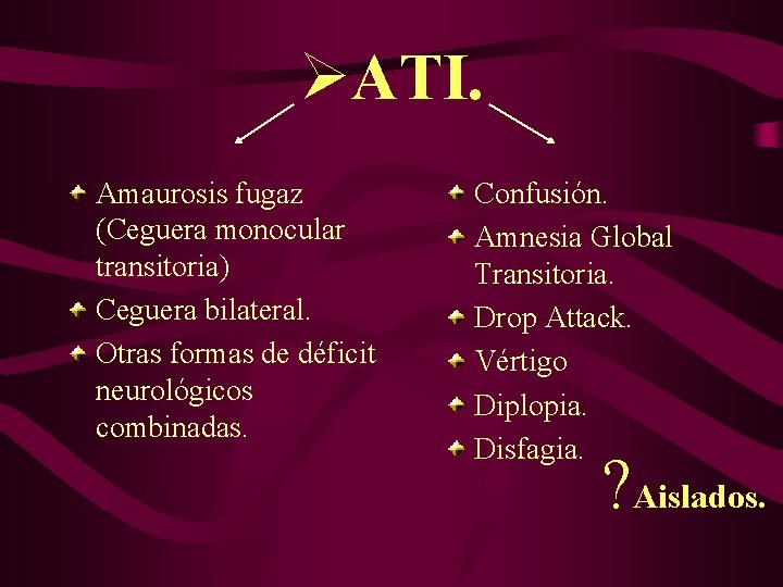 Diagnstico de la Enfermedad cerebrovascular Dr Javier V