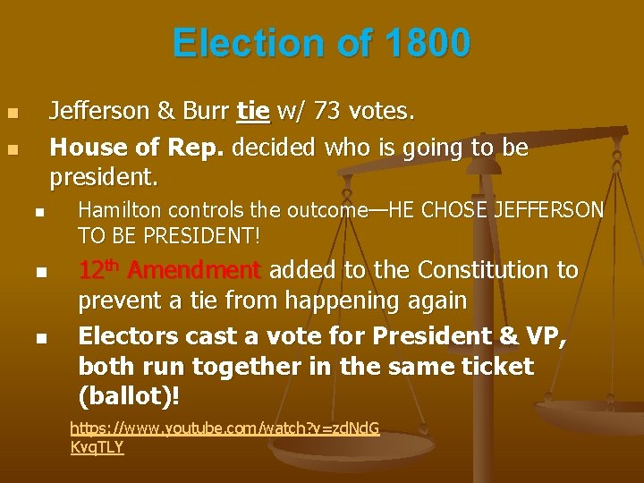 Jeffersonian Era 1800 1826 Chapter 10 Lesson 1