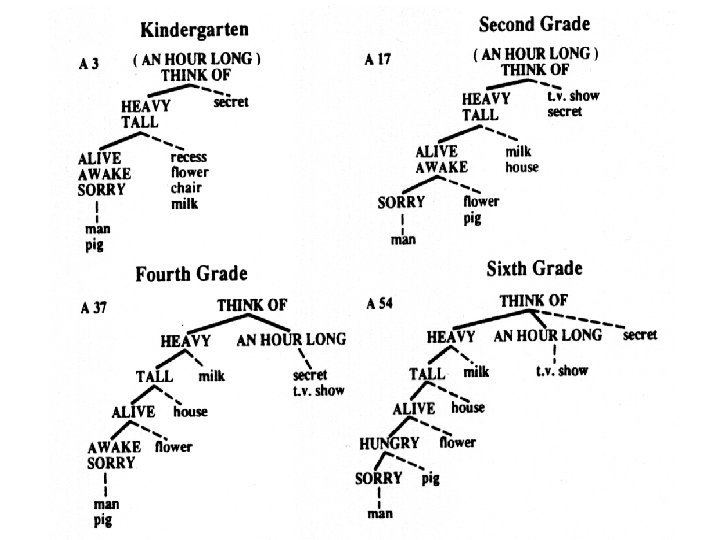 Representation Development and Disintegration of Conceptual Knowledge A