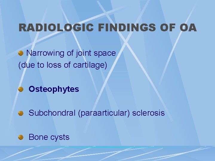 OSTEOARTHRITIS DEGENERATIVE JOINT DISEASE DEFINITION Osteoarthritis OA is