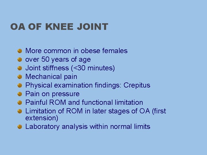 OSTEOARTHRITIS DEGENERATIVE JOINT DISEASE DEFINITION Osteoarthritis OA is