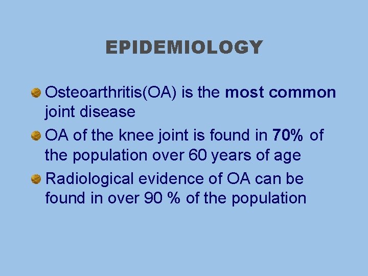 OSTEOARTHRITIS DEGENERATIVE JOINT DISEASE DEFINITION Osteoarthritis OA is