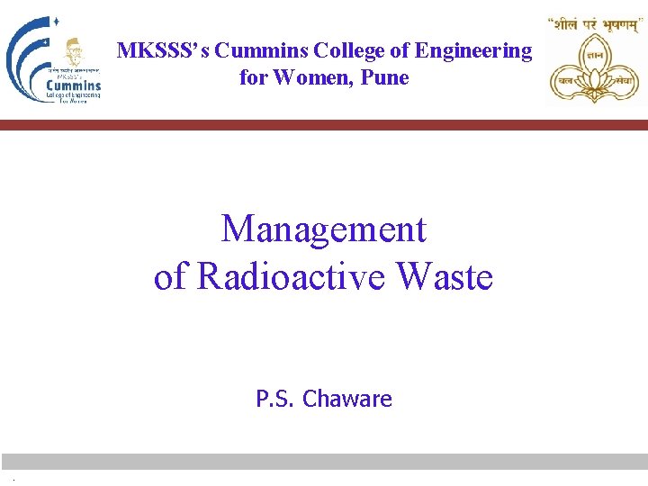 MKSSSs Cummins College of Engineering for Women Pune