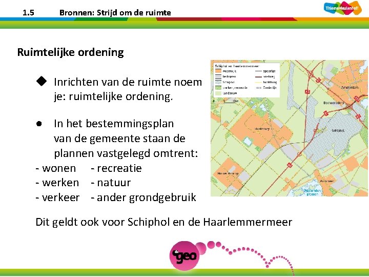 Bevolking en ruimte Hoofdstuk 1 Bevolking en ruimte