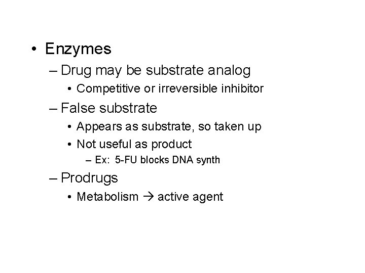 Cellular Receptors Chapter 2 Binding of Drugs into