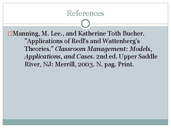 Fritz Redl William W Wattenberg BY CINDY CASTRO