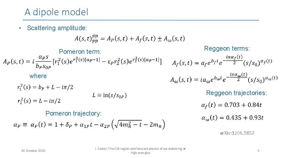 The Coulombnuclear interference region and forward physics of