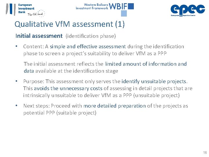 A Guide to the Qualitative and Quantitative Assessment