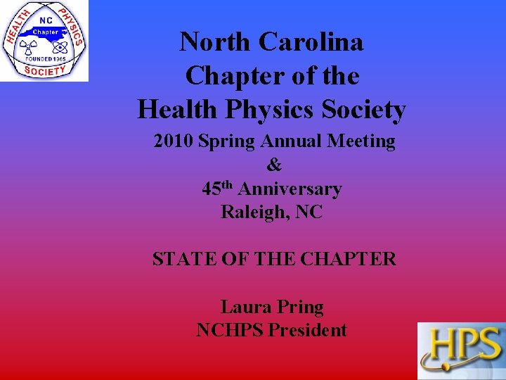 North Carolina Chapter of the Health Physics Society