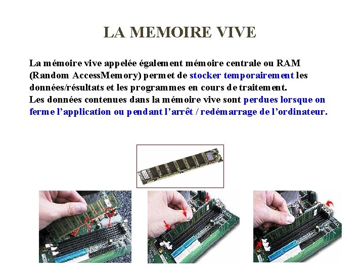 Structure de base dun ordinateur Entres Attribuez chaque