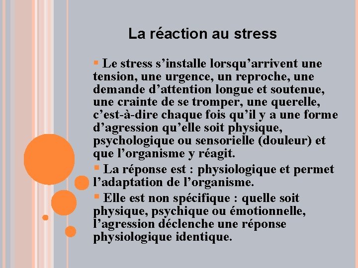 VAINCRE LE STRESS EN SOINS INFIRMIERS Margot Phaneuf