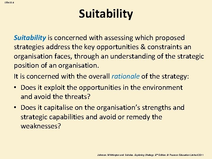 Slide 11 1 Part III Strategy in Action