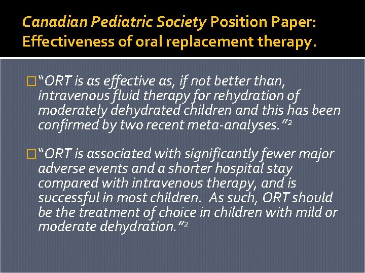 Ondansetron in Pediatric Gastroenteritis Who Needs It Gord