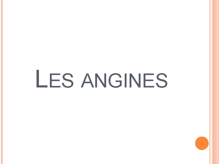 LES ANGINES ET LES PHARYNGITES DE LENFANT ET