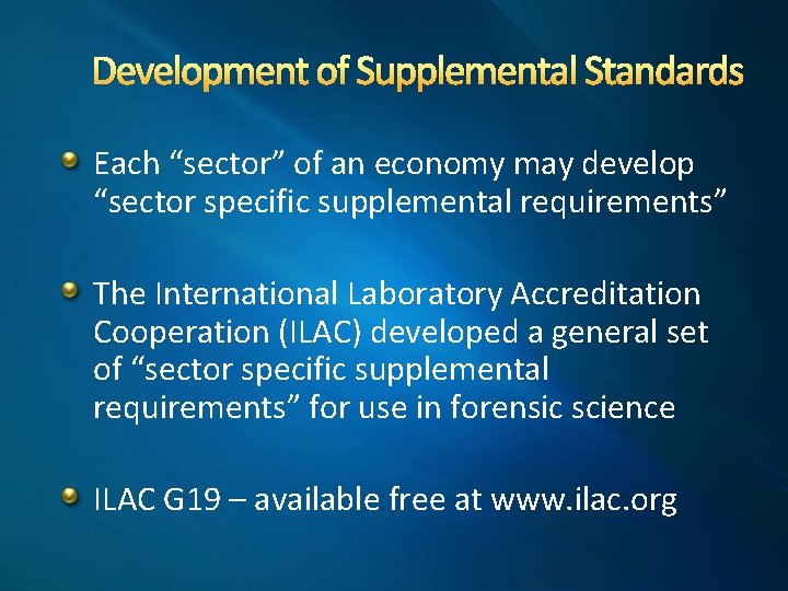 Crime Laboratory Accreditation in the US and ASCLDLAB