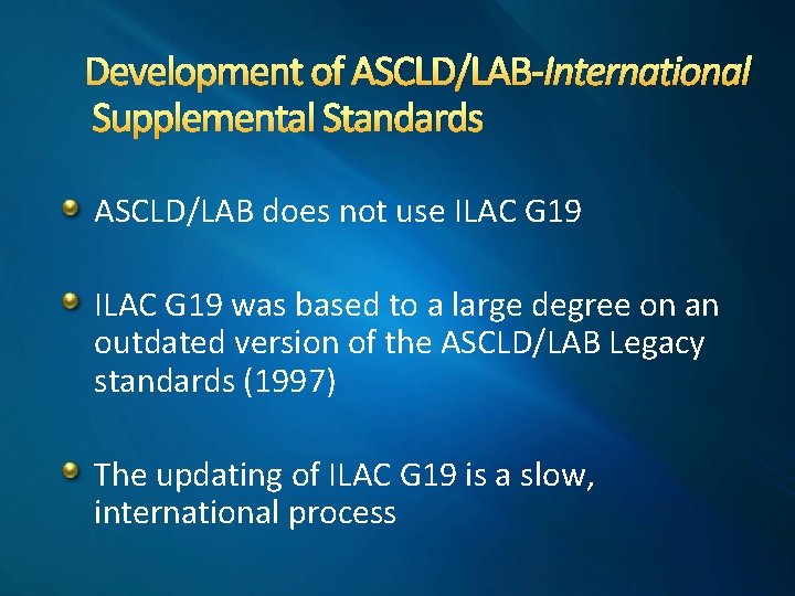 Crime Laboratory Accreditation in the US and ASCLDLAB