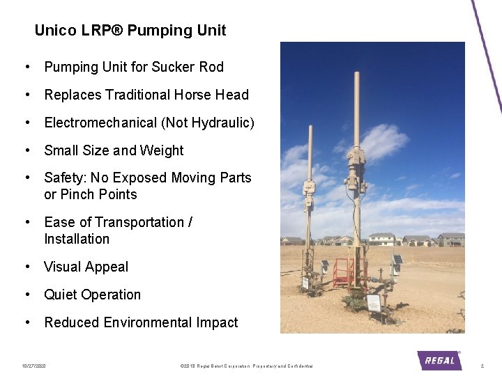 Executive Summary Small Footprint LRP Pumping Unit Jordan