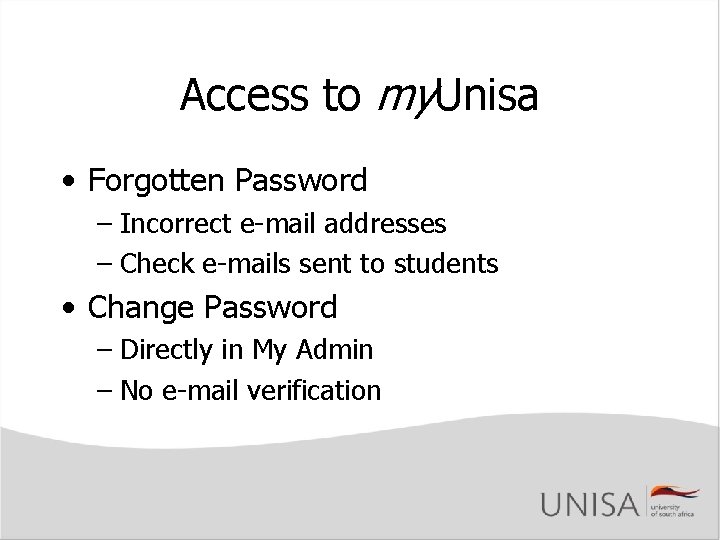 my Unisa Functionality Expanding the Sakai Tool Offering