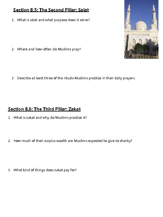 Chapter 8 Learning About World Religions Islam Guiding