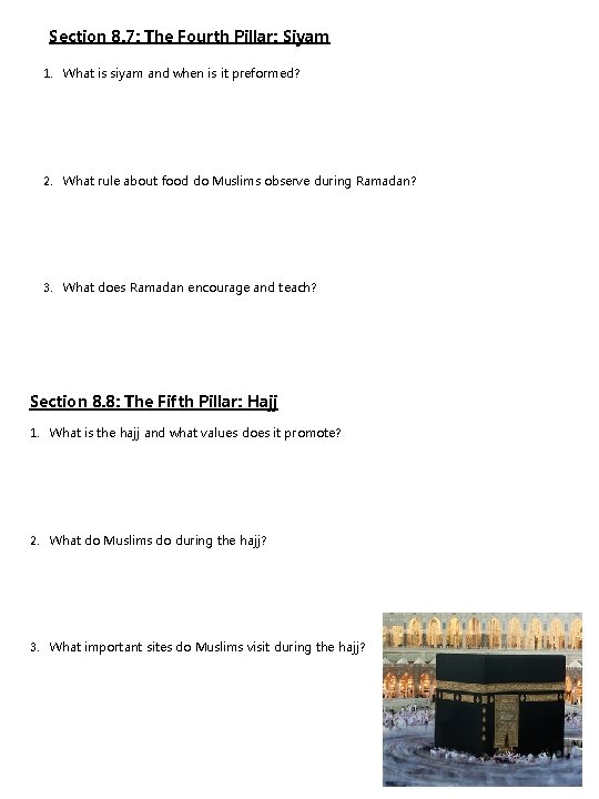 Chapter 8 Learning About World Religions Islam Guiding