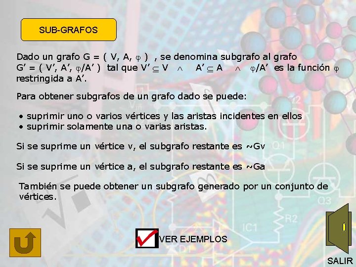 INTRODUCCION GRAFOS DIGRAFOS RBOLES SALIR TEORIA DE GRAFOS