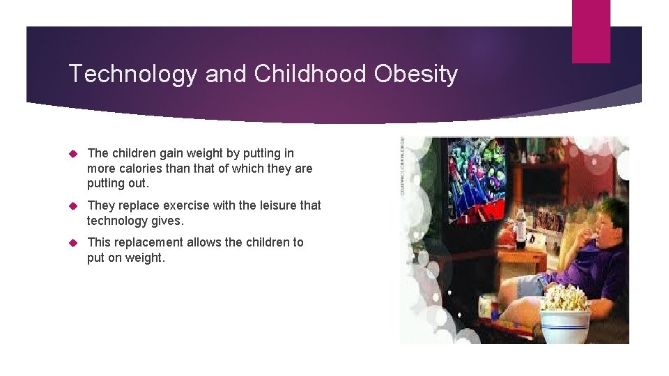 Technology and Childhood Obesity SHANEL CLARK Technology and