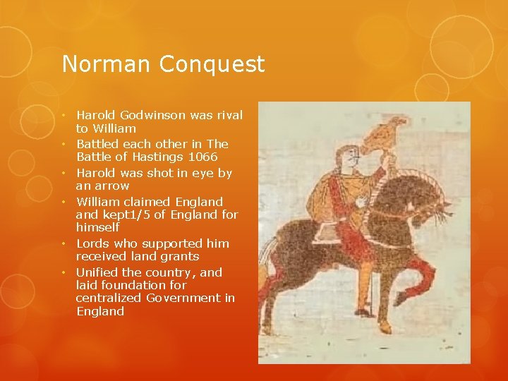 Key Terms William the Conqueror Parliament Henry I