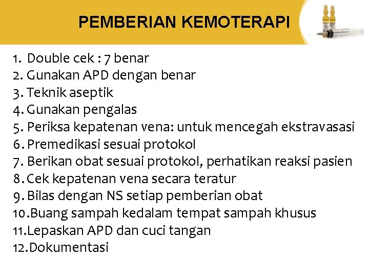 Asuhan Keperawatan Pada Pasien Dengan Kemoterapi Dadan Suprayoga