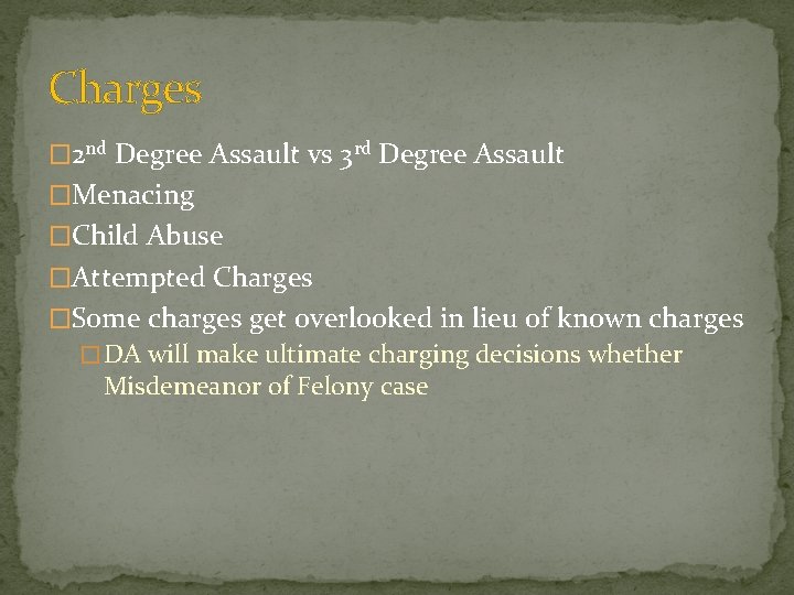 Law Enforcement Response to Domestic Violence Detective Mark