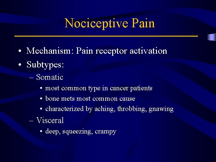 A Practical Approach to Cancer Pain Management The