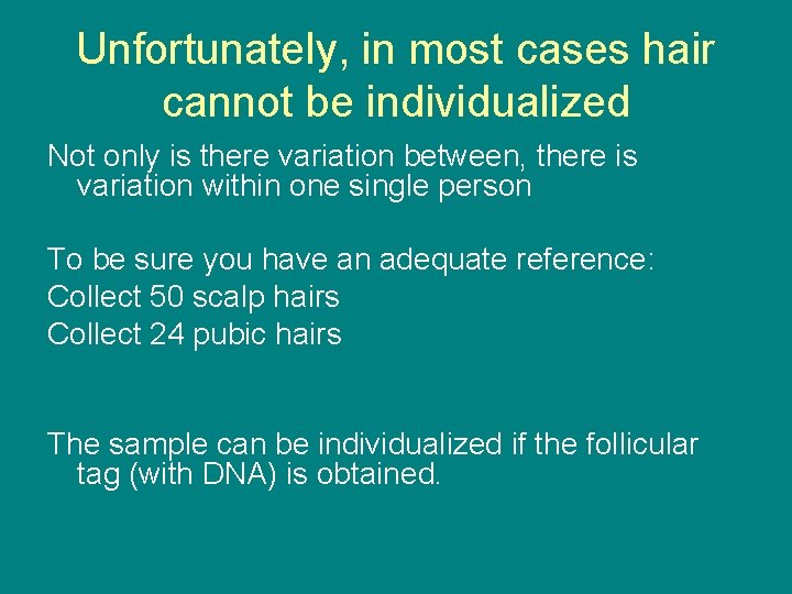 Physical Evidence Hair Fibers Glass Mrs Schultz Types