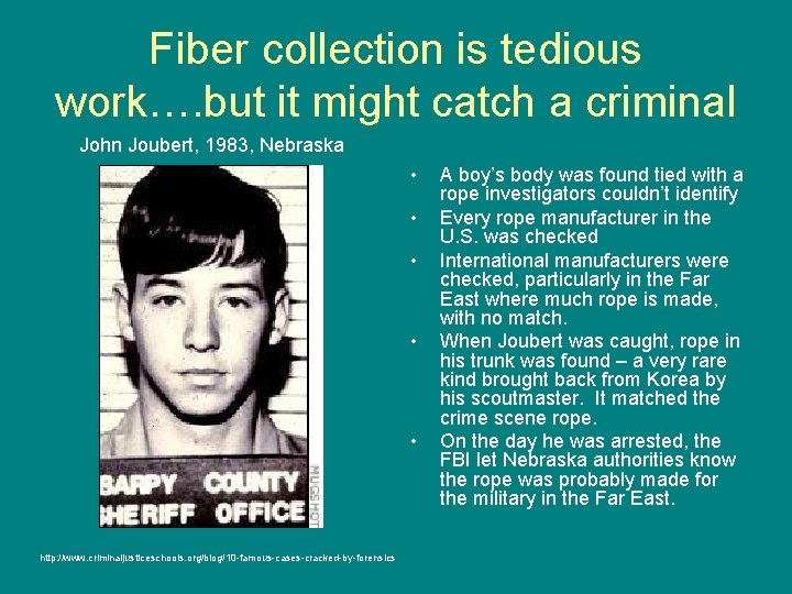 Physical Evidence Hair Fibers Glass Mrs Schultz Types