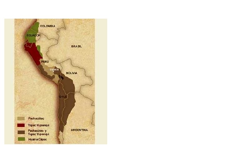 EL IMPERIO INCA UBICACIN Y EXTENSIN El Imperio