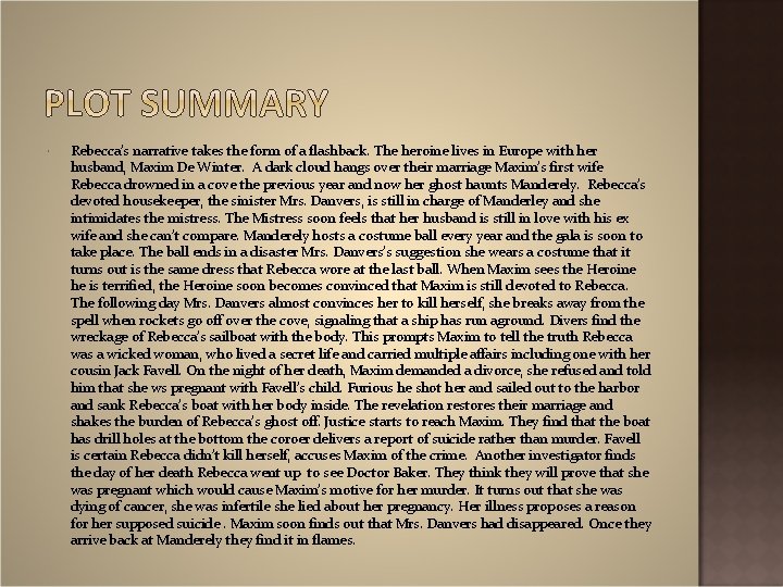 REBECCA by Daphne Du Maurier Rebecca Daphne du