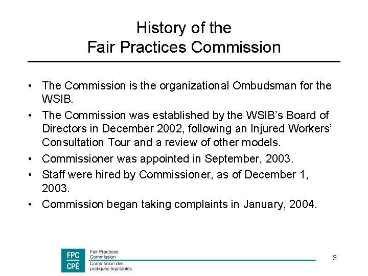 GAEP Study Tour An Overview of the Ombudsman