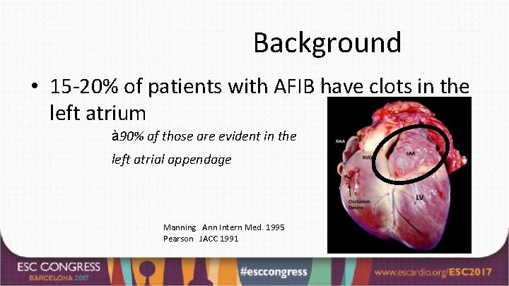 The Left Atrial Appendage Closure by Surgery study