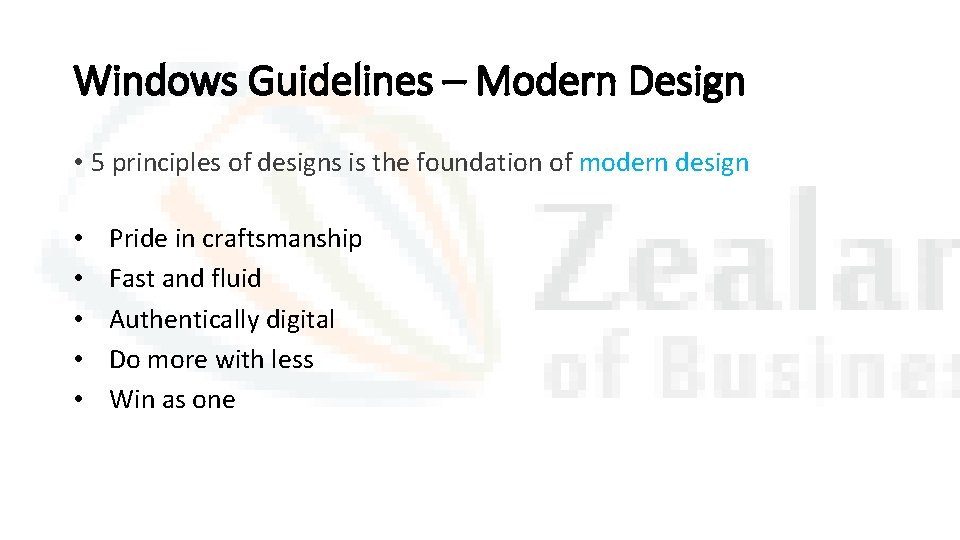 User Interface Design In Windows using Blend General