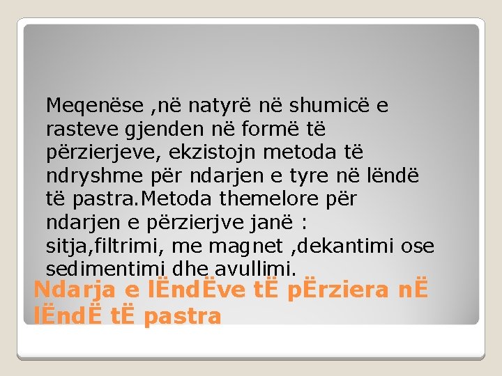 Lnda njeriu dhe natyra Tema Ndarja e lndve