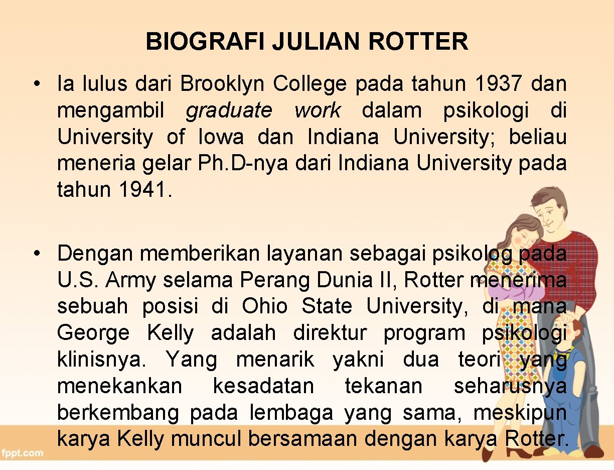 Teori Kepribadian Julian Rotter Walter Mischel Psikologi Kepribadian