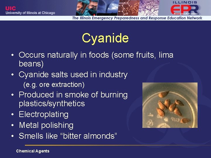 CHEMICAL TERRORISM Chemical Agents OBJECTIVES Through this activity