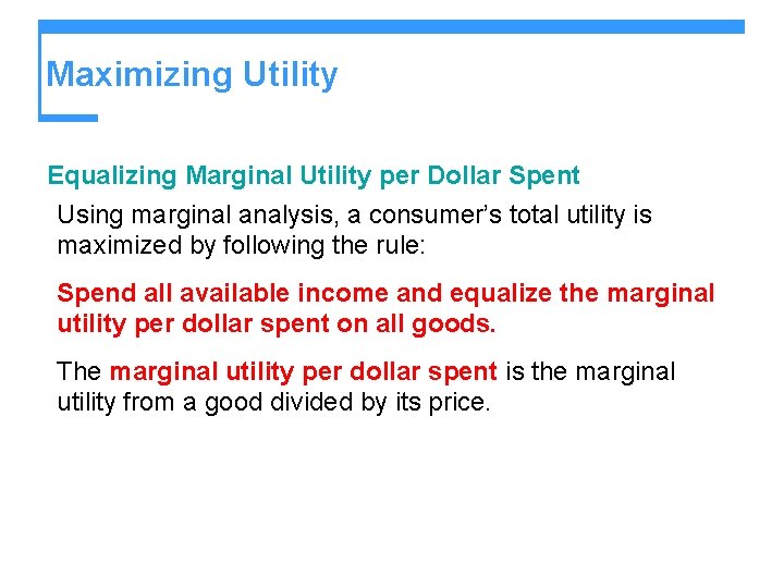 UTILITY AND DEMAND How Household make choices 7