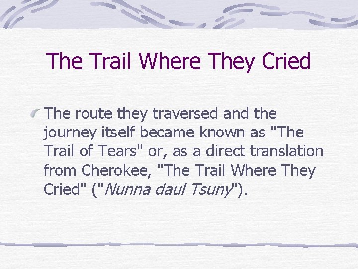 Trail of Tears Grade 5 Social Studies Online