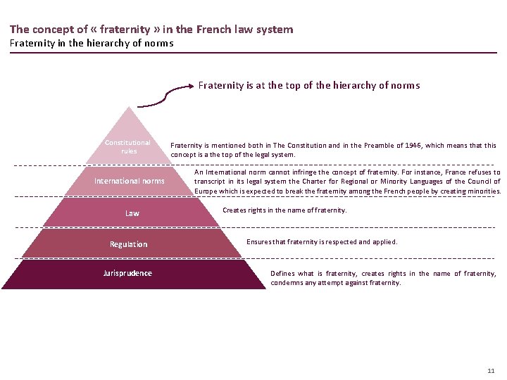 The Concept of Fraternity in the French Law